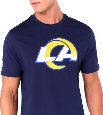 New Era Los Angeles Rams NFL Team Logo Blau T-Shirt - XXL