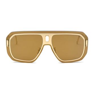 Philipp Plein Homme, Accessoires, Jaune, Taille: ONE Size Oversize Adventure Mask Lunettes de soleil