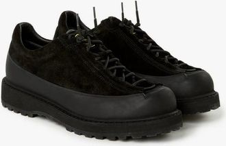 Stone Island Leder -Turnschuhe - schwarz