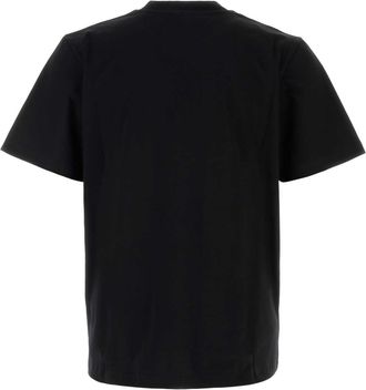 Casablanca Mens Black Cotton T-Shirt Corelogo Exterior: Organic Maglieria Sweater
