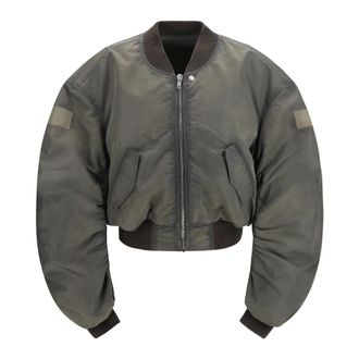 Rick Owens Secchia Flight Bomber - - Jackets - Herren - Grau - XL