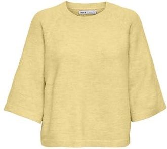 Only Only Onlsimoni KNT Noos Pull 3/4, Mellow Yellow, XS