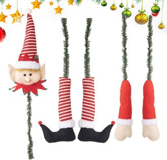 Generic Weihnachtsbaumschmuck, Weihnachtsbaumschmuck, Schneemann-Klemme, Weihnachtsschmuck f&uuml;r den Weihnachtsbaum, Zubeh&ouml;r zum Umarmen der Baumkrone f&uuml;r Dekor