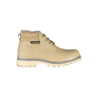 Carrera Beige Schn&uuml;rstiefel mit Kontrastdetails - - Shoes - Damen - Beige - 37 EU