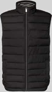 Christian Berg Steppweste mit Stehkragen