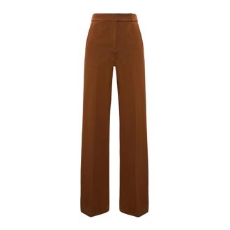 Dorothee Schumacher Emotional Essence Pantalon Large - Femme - Pantalons - Brun - Taille: 42 FR