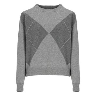 PESERICO Rundhals-Strickpullover - - Knitwear - Damen - Grau - M