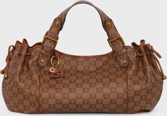Gerard Darel Sac &agrave; mainen toile enduite monogramm&eacute;e et cuir - 24H