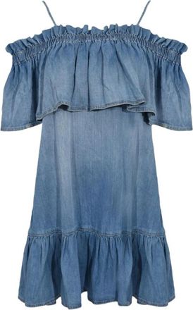 Pinko Pinko, Femme, Robes, Bleu, Taille: 38 FR Robes Courtes