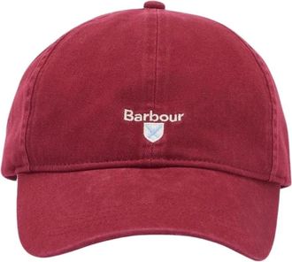 Barbour unisex, Accessoires, Rouge, Taille: ONE Size Casquette de Sport Rouge - R&eacute;versible