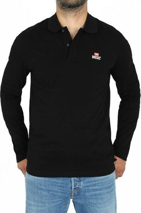 Diesel Poloshirt Slim Fit Langarmshirt aus Baumwolle Pique - T-SMITH-LS-OUT