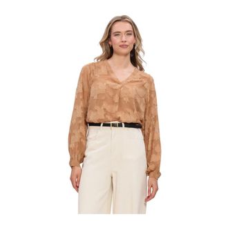 Aaiko Alana Chiffon PES 509 - - Blouses & Shirts - Damen - Braun - M