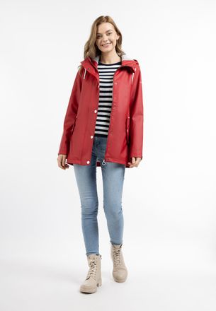 Dreimaster Dreimaster Regenjacke Damen Rot