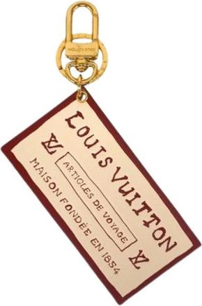 Louis Vuitton unisex, Pre-owned, Beige, Taille: ONE Size Porte-cl&eacute;s Pre-owned