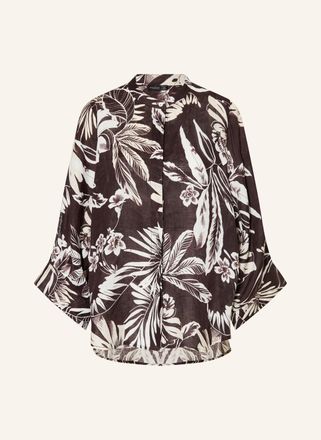 van Laack Van Laack Leinenbluse braun