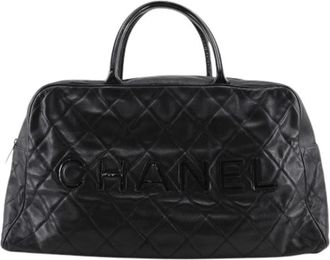 Chanel Sac Boston Pre-owned - Femme - Pre-owned - Noir - Taille: ONE Size