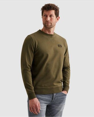 PME Legend Sweatshirt Airstrip mit Logo Stickerei