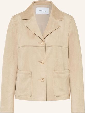 Comma Comma Jacke In Lederoptik beige