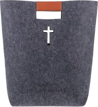 BESPORTBLE Yardenfun Paquet &agrave; Bible en Feutre 35x24x9 Cm Grand Paquet Fourre-tout Poign&eacute;e Polyvalent pour Transporter Livres Bibliques et Objets Personnels R&eacute;uti