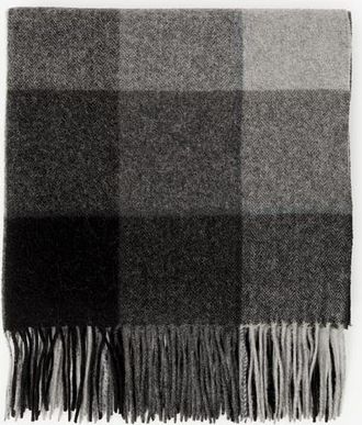 Saison 1865 Echarpe à carreaux en laine