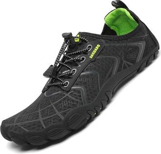 Saguaro Chaussure Aquatique Homme Femme Chaussures deau Léger Respirant Chaussons de Sport Piscine Noir GR.43