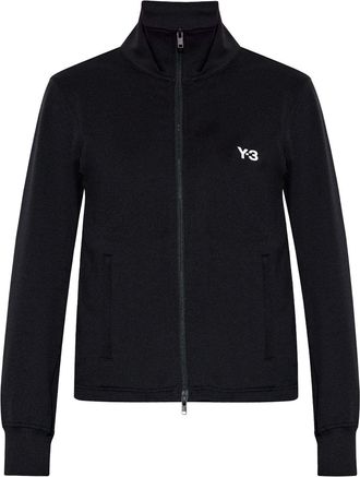 Yohji Yamamoto Sweatshirt mit Reißverschluss - Schwarz