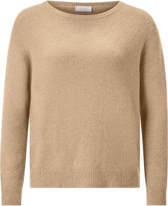 Rich & Royal Gem&uuml;tlicher Crew Neck Pullover - - Knitwear - Damen - Braun - S