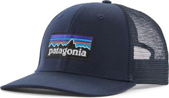 Patagonia P-6 Logo Trucker Cap - - Sport - Herren - Blau - ONE SIZE