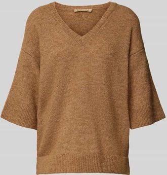 Smith & Soul Strickshirt aus Woll-Mix mit V-Ausschnitt