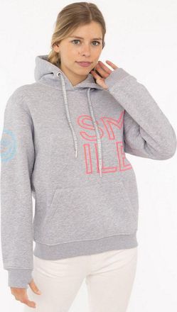 Zwillingsherz Hoodie Alissa 2.0 mit SMILE Stickerei vorne und hinten