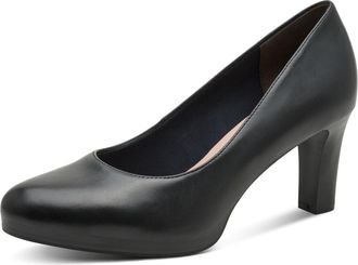 Tamaris Damen Pumps mit Blockabsatz blau (Navy), 41