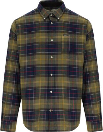 Barbour CHEMISE FORTROSE TARTAN VERT BLEU BARBOUR