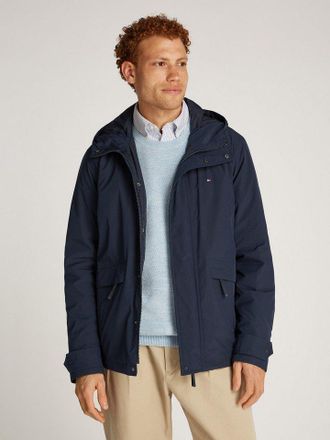 Tommy Hilfiger Outdoorjacke LW PACKABLE HOODED JKT mit Logostickerei