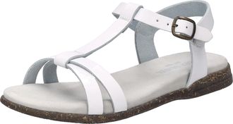 Josef Seibel Damen Sandaletten Fabricia 01, Frauen Sandalen,Weite G (Normal),Freizeitschuhe,offene Schuhe,Strandschuhe,Weiss,42 EU
