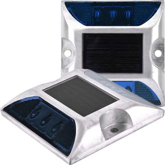 Dioche 2 Pac Solardeckleuchten Solarleuchten f&uuml;r Au&szlig;en LED Solar Ground Lights LED-Leuchten, wasserdichte Au&szlig;eneinfahrt Stra&szlig;enlampe f&uuml;r Stra&szlig;e, Weg, Deck, D