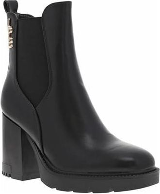 Les P'tites Bombes Les Petites Bombes - Boots Femme Noir et à Soufflet élastiqué