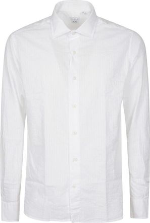 Orian Orian, Homme, Chemises, Blanc, Taille: XL Long Sleeve Slim Shirt