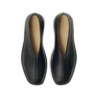 Christophe Lemaire Nappa Leather Loafers - Black