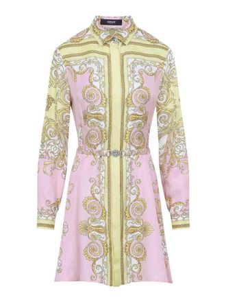 Versace Robe Courte - Rose