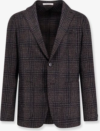 Tagliatore Single-breasted virgin wool blend blazer - TAGLIATORE - gender_Man