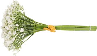 Amosfun 16 St&uuml;ck Teiliges Kunstblumenstrau&szlig; aus Gypsophila Real Touch Brautstrau&szlig; f&uuml;r Hochzeit und Dekoration Wei&szlig;e Kunststoffblumen f&uuml;r Veranstaltungsdeko