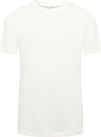 Lacoste Strukturiertes T-Shirt in softer Jersey-Qualit&auml;t in