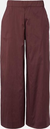 Max Mara Weite Hose Pece aus einem Baumwollgemisch