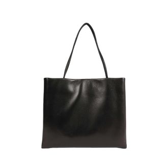 The Row Leather Cecily Top Handle Bag