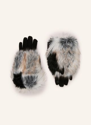Loevenich Loevenich Handschuhe Mit Kunstfell weiss