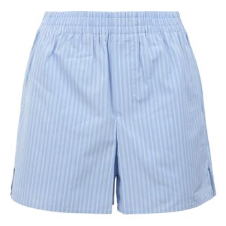Ami Femme, Shorts, Bleu, Taille: 36 FR Cotton Elasticated Shorts