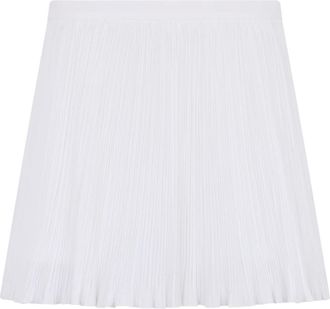 Red Valentino Femme, Jupes, Blanc, Taille: 44 FR Jupe Courte Pliss&eacute;e