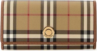 Burberry Femme, Accessoires, Multicolore, Taille: ONE Size Portefeuille en toile imprim&eacute;e
