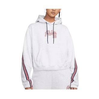 Nike Jordan Paris Saint-Germain Fleece Pullover Sweat &agrave; capuche - Femme - Sport - Blanc - Taille: 36 FR