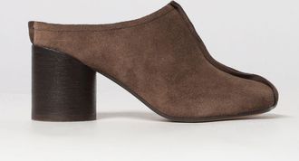 Maison Margiela Anatomic Mules aus Veloursleder mit zylindrischem Absatz